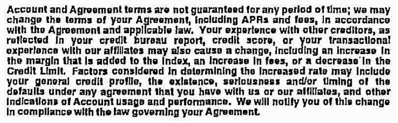 Consumer Debt Litigation (mostly Texas): Modification of credit terms ...