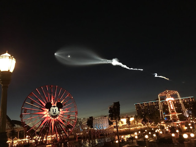 Mysterious bright light stuns Californians after SpaceX rocket launch.