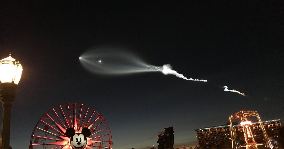 Mysterious bright light stuns Californians after SpaceX rocket launch.