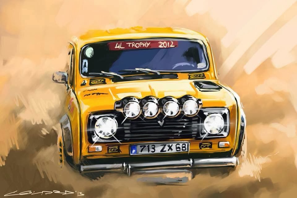 Landspeed Blog: Renault 4L Trophy artwork
