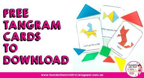 Free Tangram Puzzle Card Download | Foundation into First