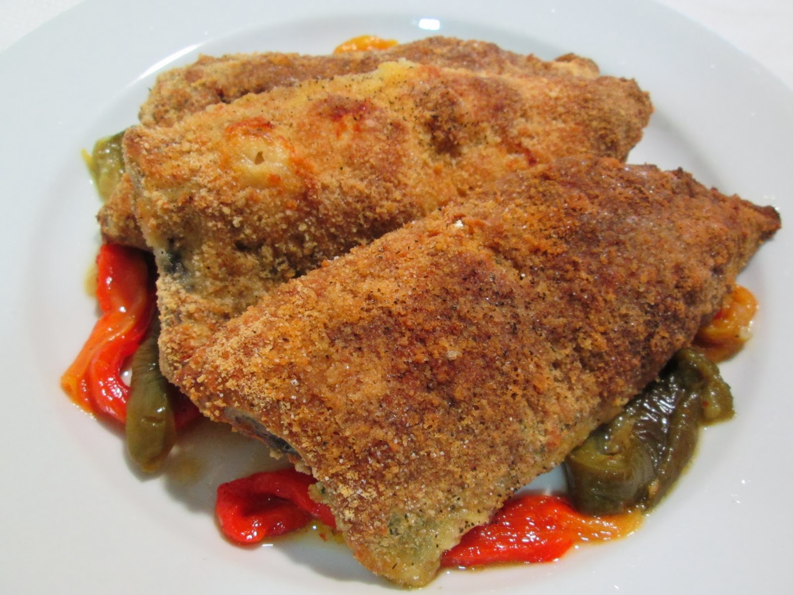 Filetes de Carapau Panados no Forno - Colher de Pau e Salto Alto