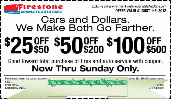 Free Promo Codes and Coupons 2021: Firestone Coupons