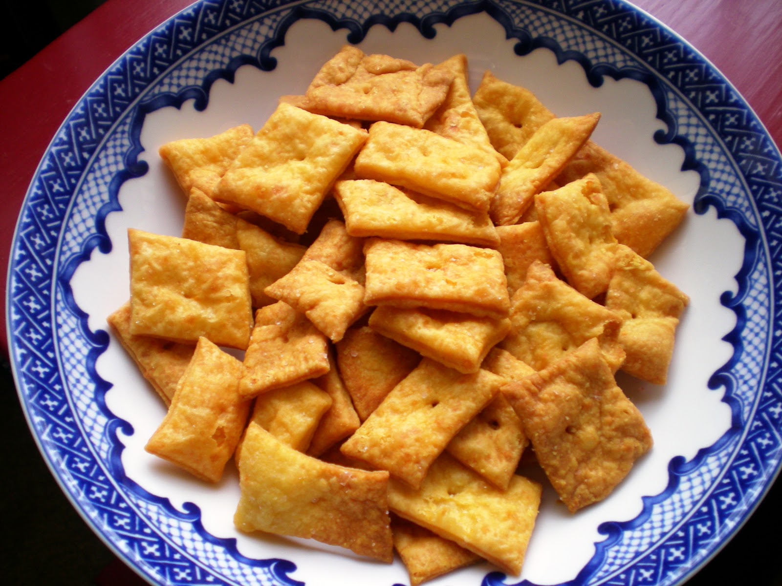 Homemade Cheese-Its ~ From Anne's Kitchen