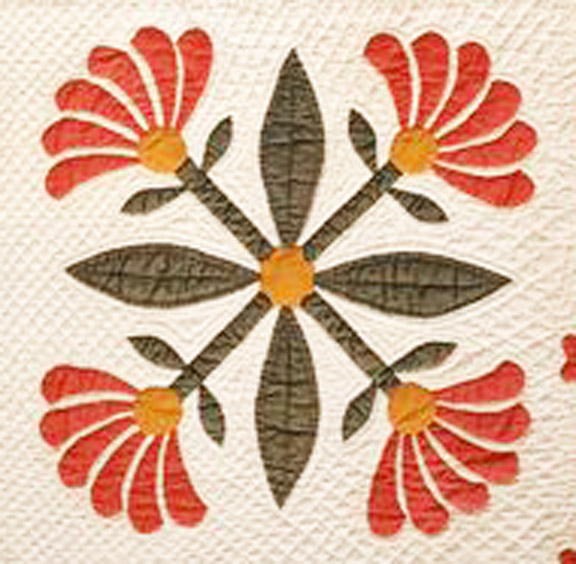 Cloud of Quilt Patterns: Mexican Rose