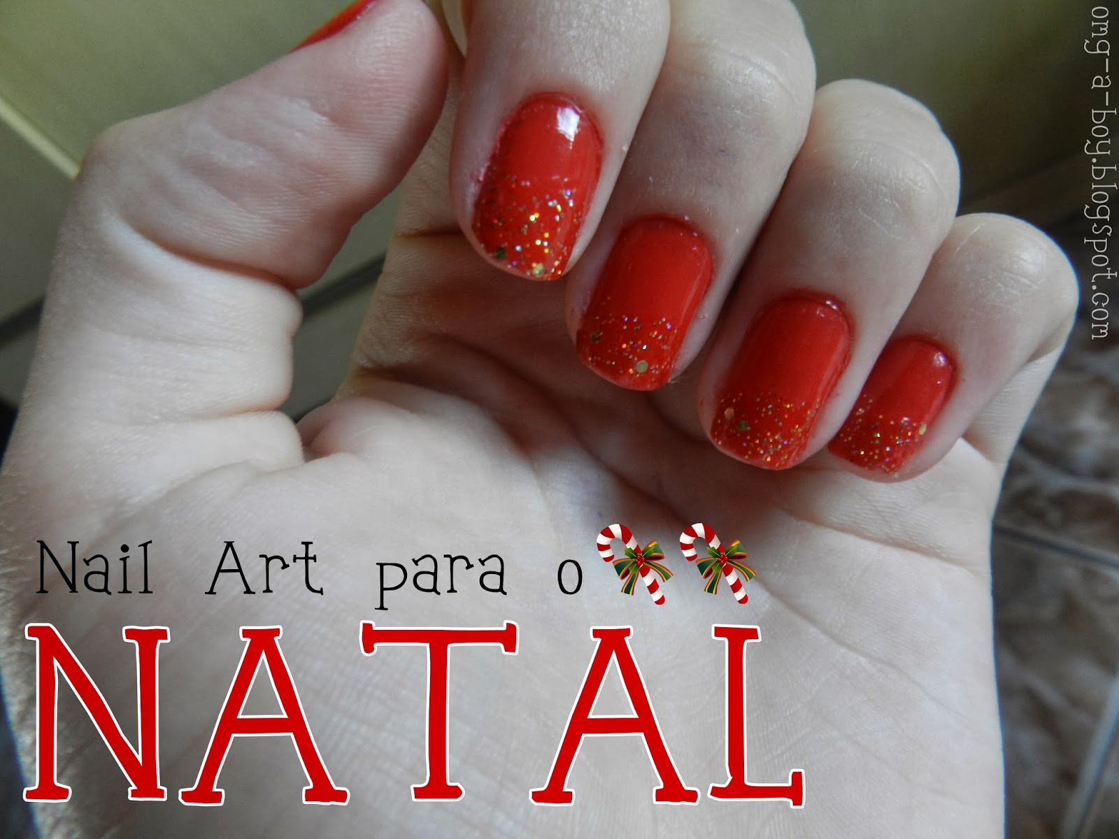 OMG, A BOY!: Nail Art By Me- Unhas para o Natal