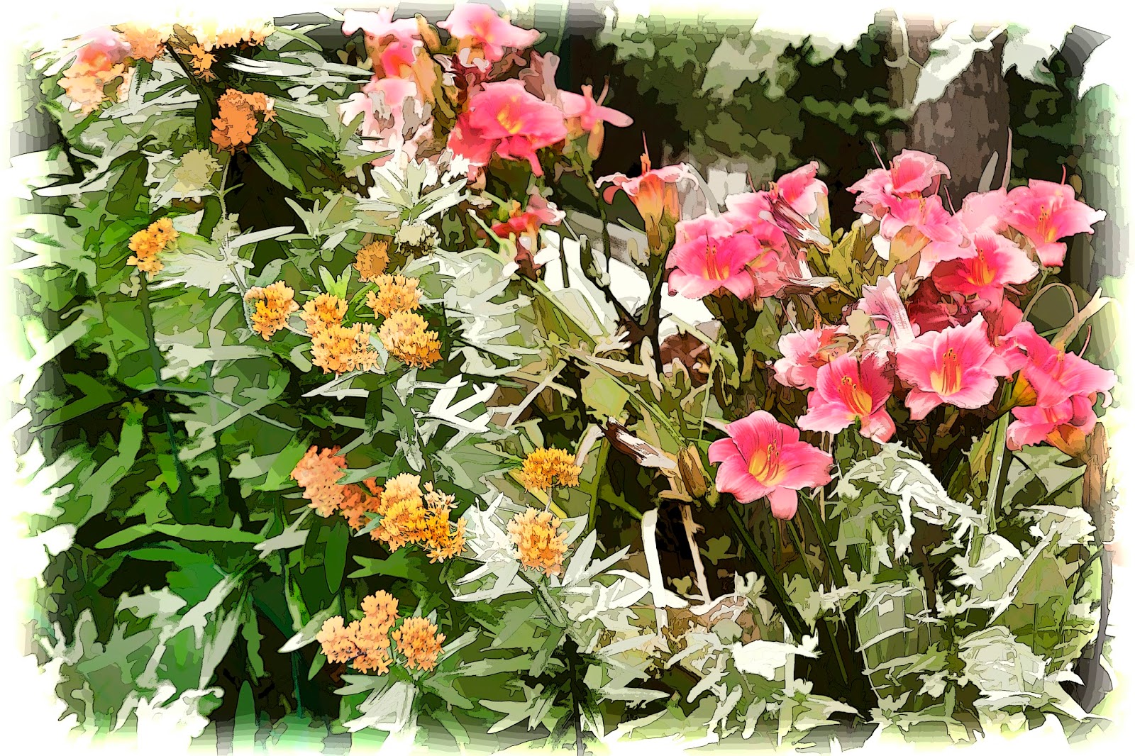 Room Without Walls: Flower Painting with the Computer