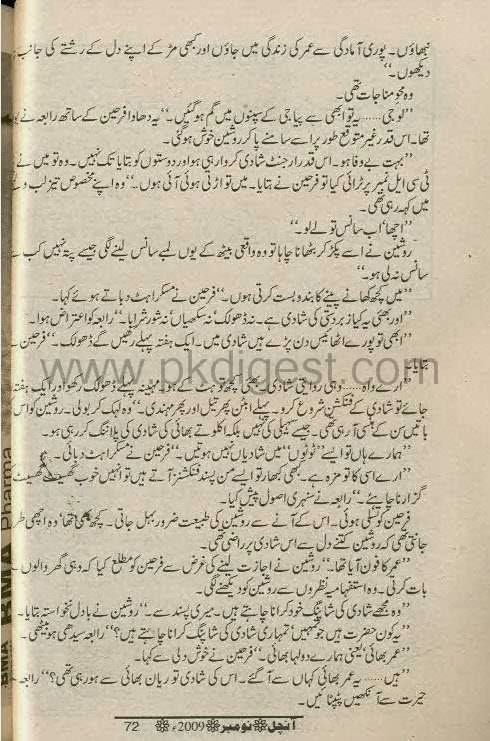 Free Urdu Digests: Aanchal Digest November 2009 Online Reading.