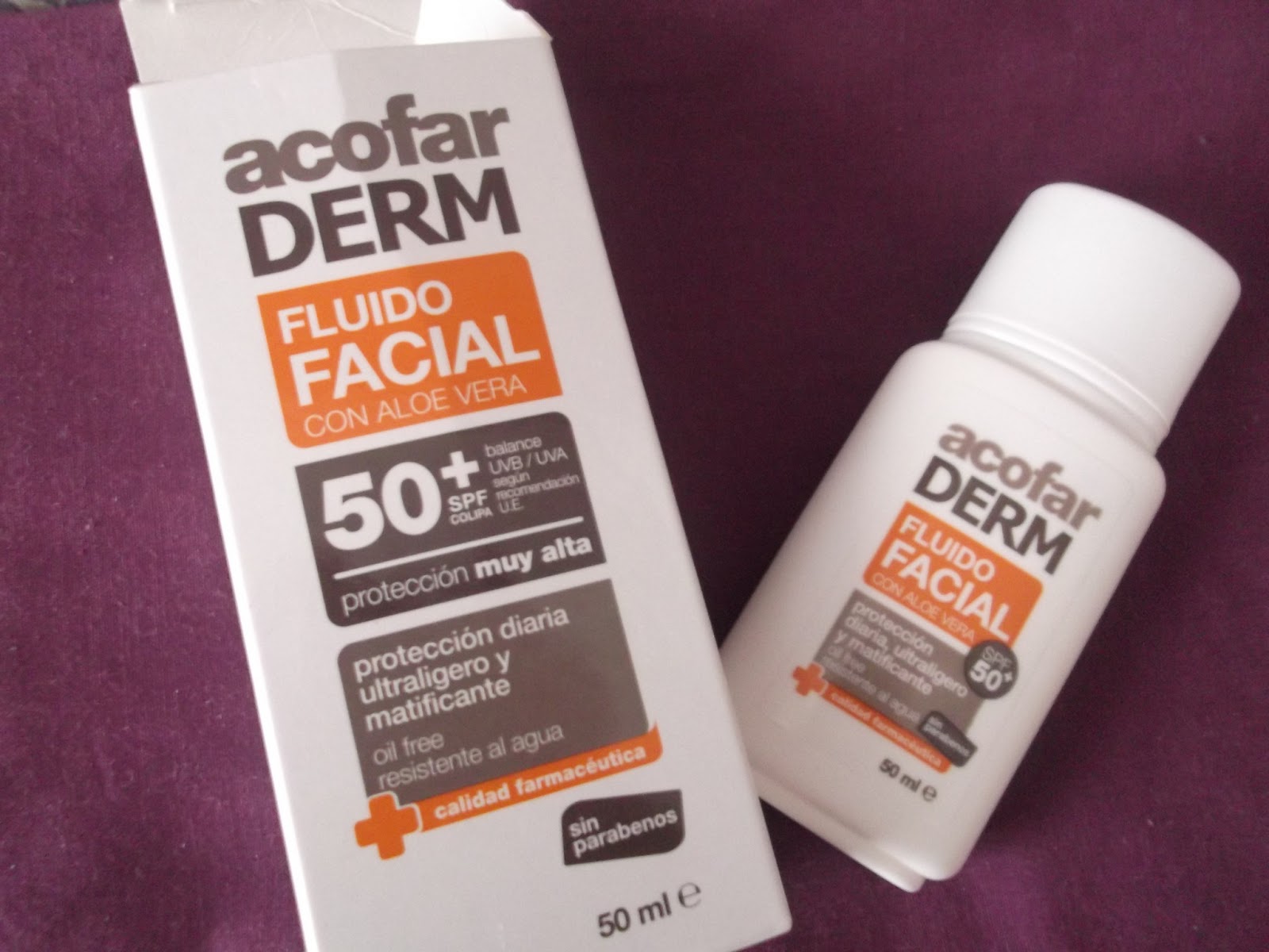 MIXTI FORI -------------: CREMA FACIAL ACOFAR DERM SPF 50 MATE