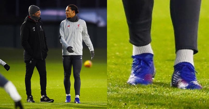 Official Switch Soon? Van Dijk Wears Adidas Predator Boots in Training ...