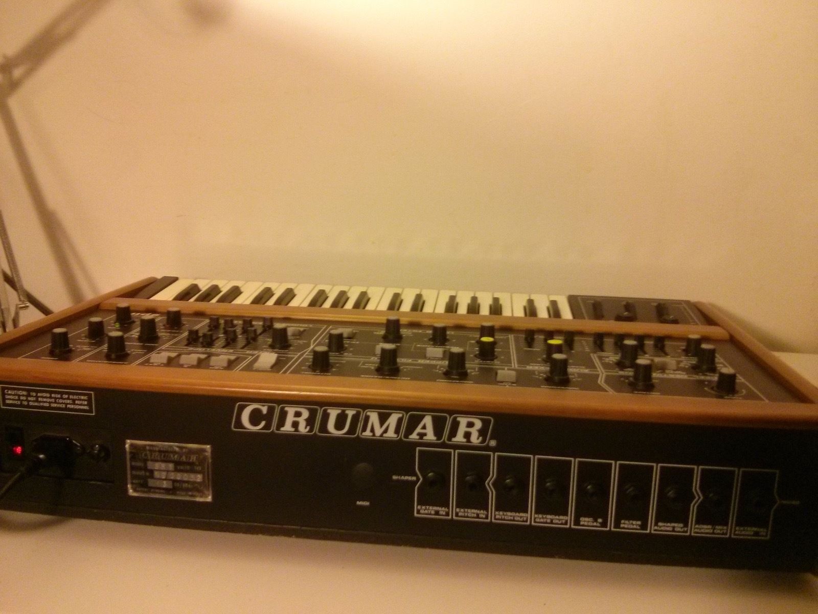 MATRIXSYNTH: 1983 Crumar Spirit Moog Designed Mono Synth