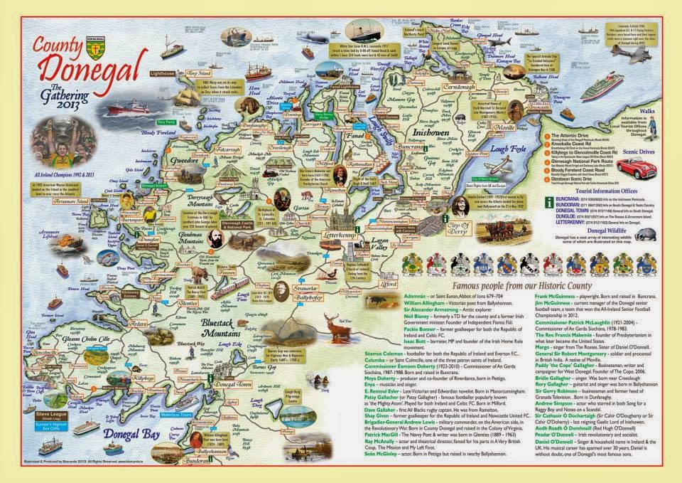 Atlantico Maps Ltd: County Donegal