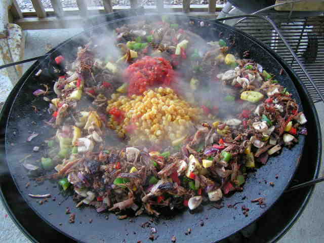 Babyboomerboy's Cooking Blog: My Discada Plow Disk Stir Fry Tacos