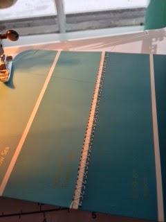 Sew Unique Threads: Paint Chip Notebook Tutorial