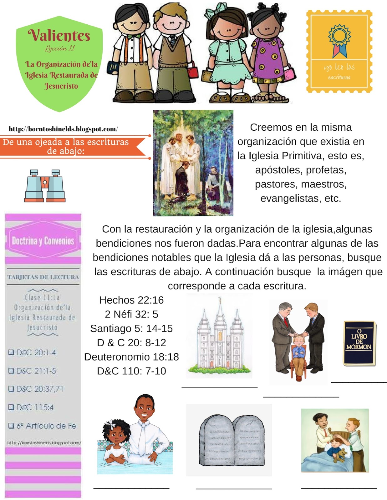 Born to shine ★ LDS: Valientes-11-La Organización de’la Iglesia ...