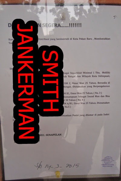 PERUSAHAAN DISTRIBUSI - KANTOR POS - SMITH JANKERMAN