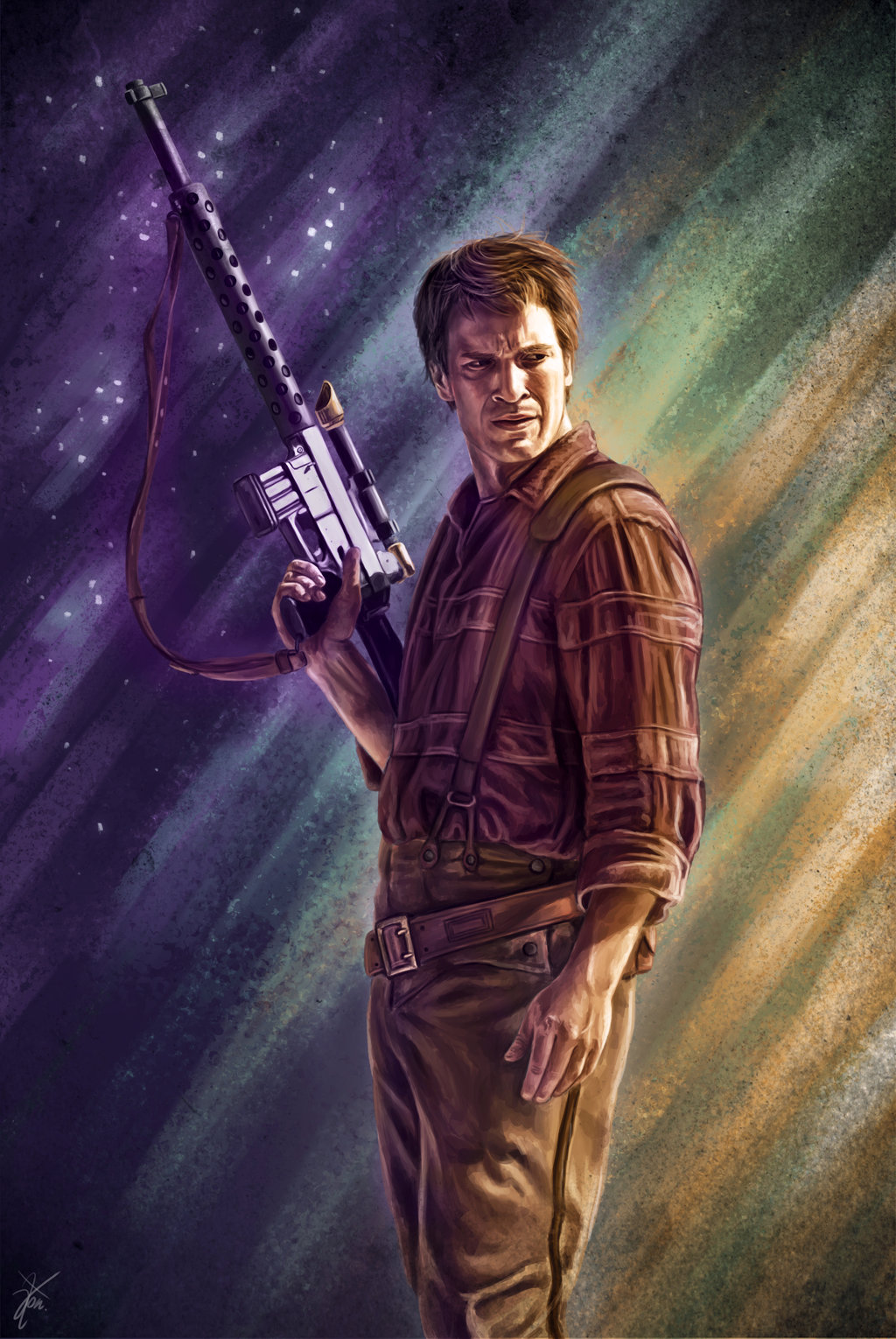 Fascinating Fanart: Captain Malcolm Reynolds of Firefly