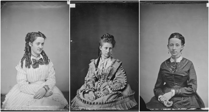Women of the Civil War - Glamorous Portrait Photos of American Young ...