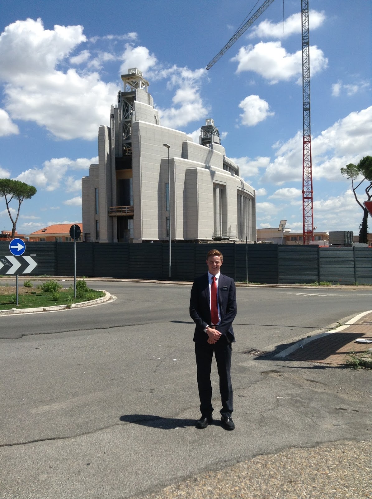 Mission Blog: New Missionaries at Rome Temple Site - August 2015