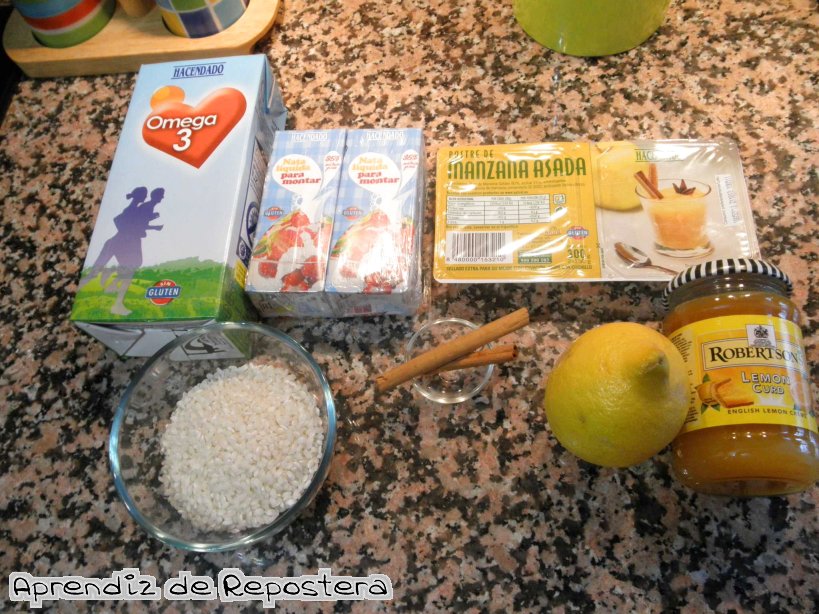 Aprendiz de Repostera: Copas de Arroz con Leche