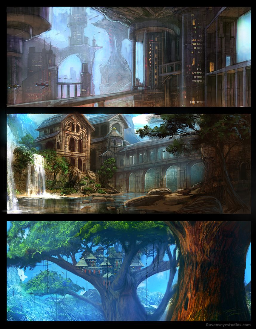 Concept Art and Design of Travis Lacey - Ravenseye Studios