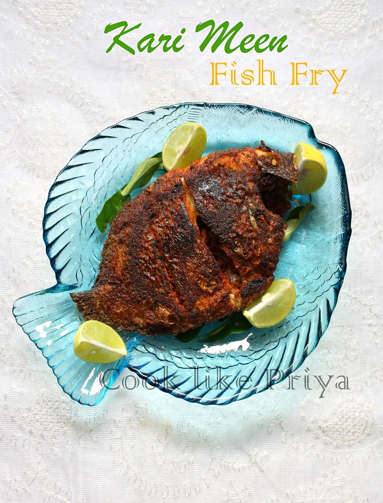 Cook like Priya: Karimeen Fry | South Indian fish fry recipe