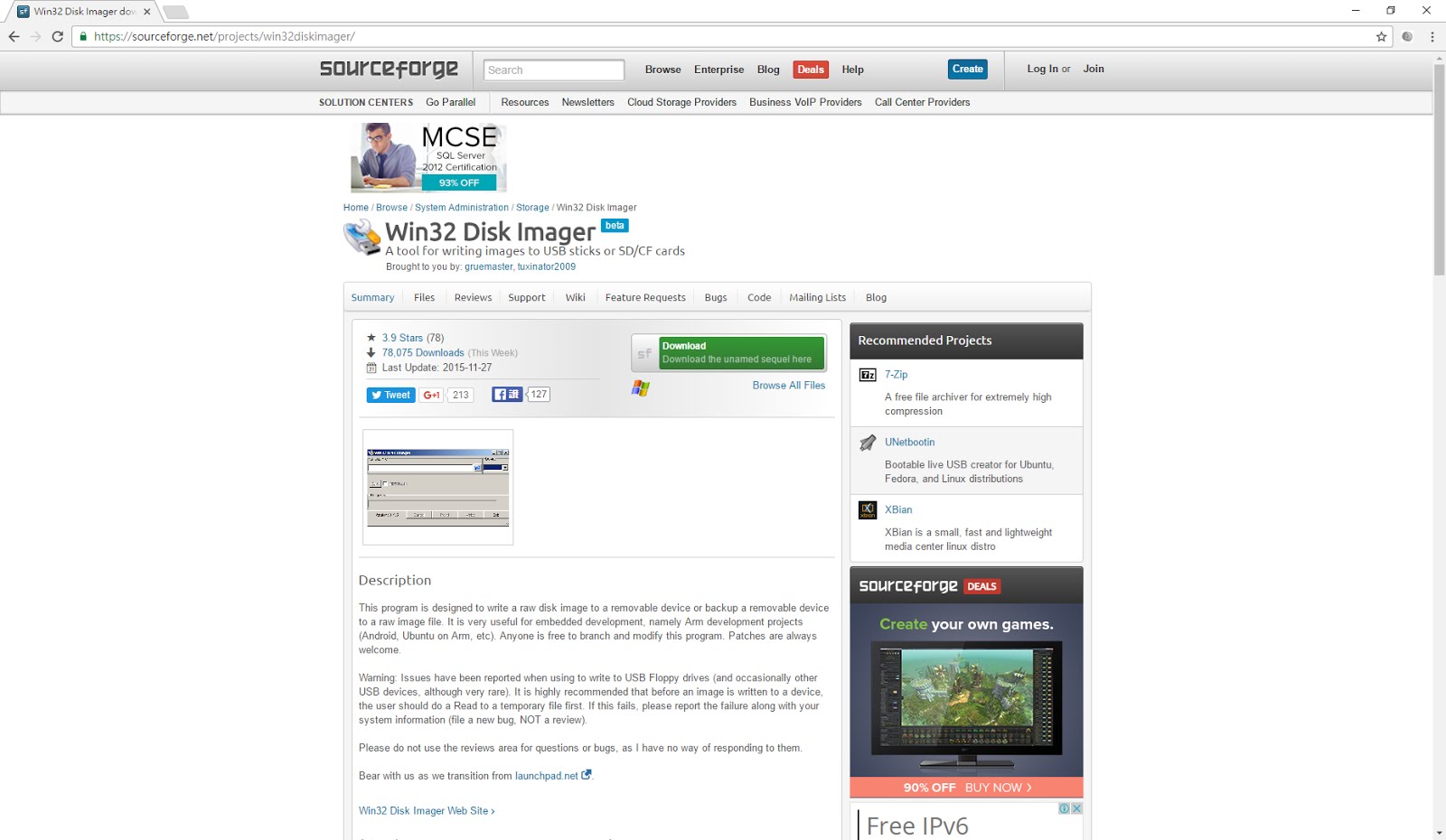 鄭盛: Win32DiskImager 安裝及使用