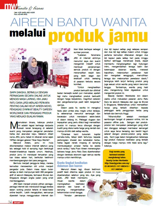 AMAN IMTIYAZ: BEAUTY GARDEN - JAMU RATU DARA