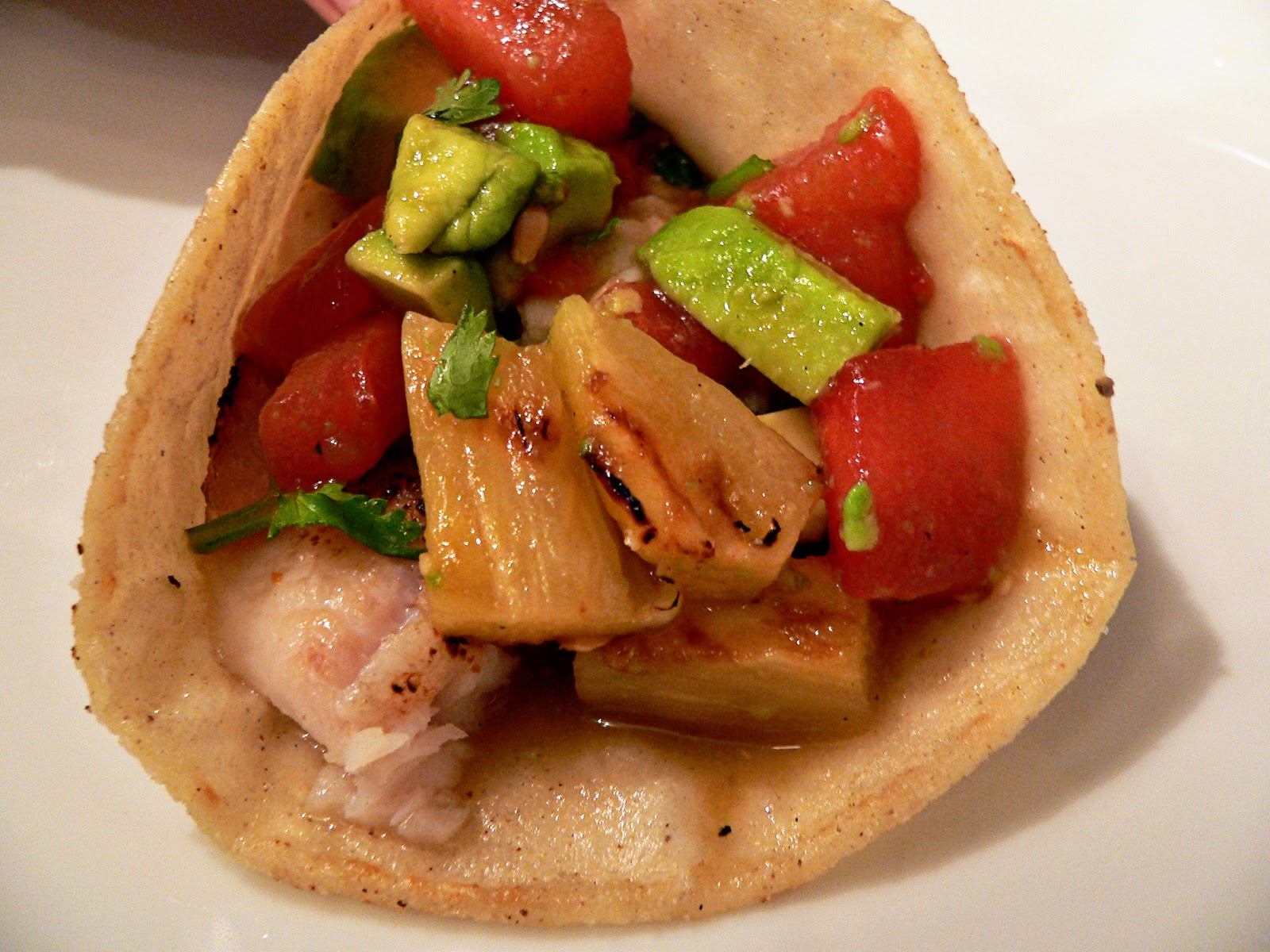 Dance While You Cook: Fish Tacos with Grilled Tropical Fruit Salsa