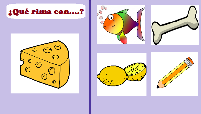 APRENDER Y DIVERTIRSE.... ¡¡TODO EN UNO!!: ¿QUÉ RIMA CON....?