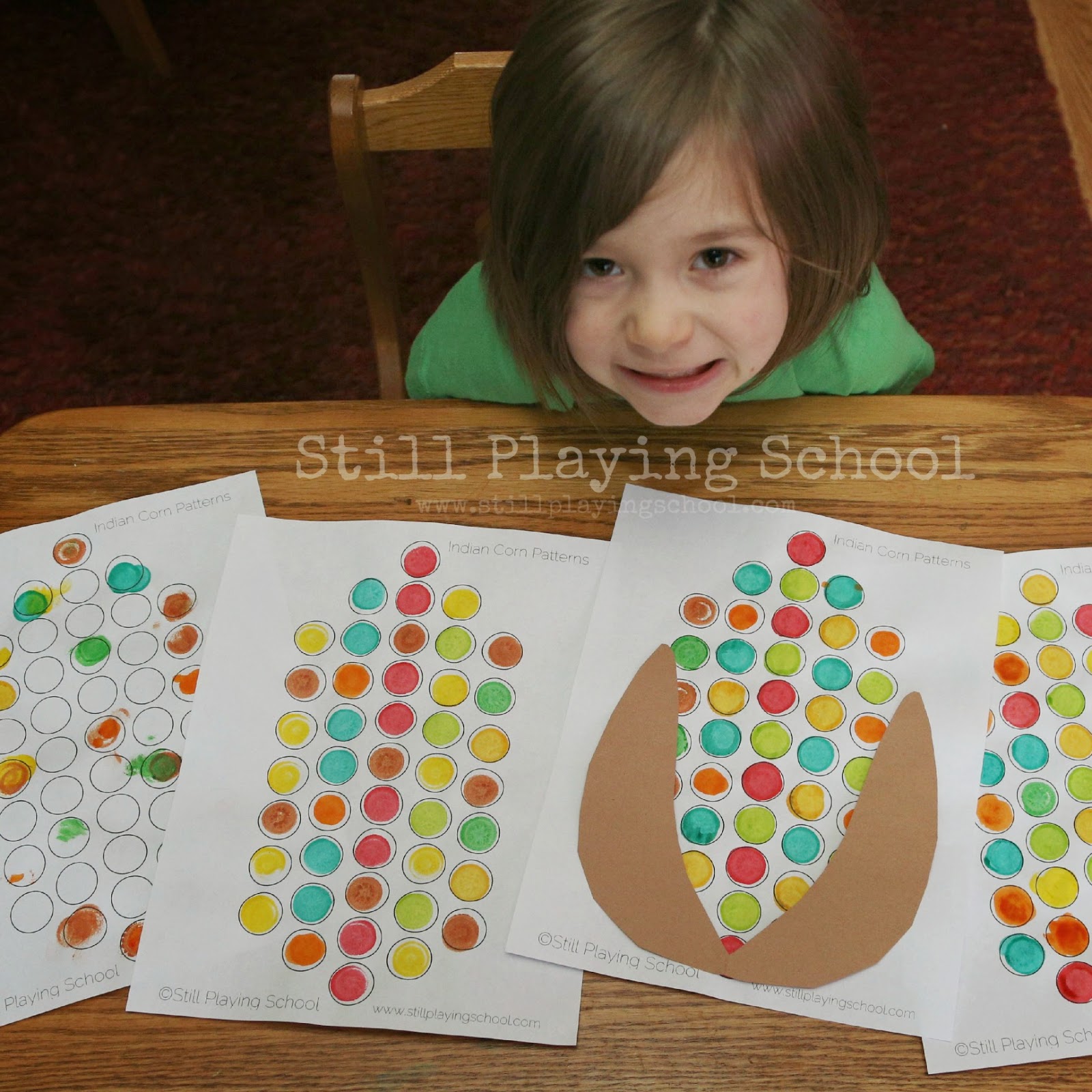 Indian Corn Crafts and Activities for Kids | Still Playing School