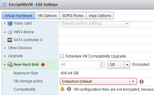 VMware Snapshots: vSphere 6.5 VM Encryption
