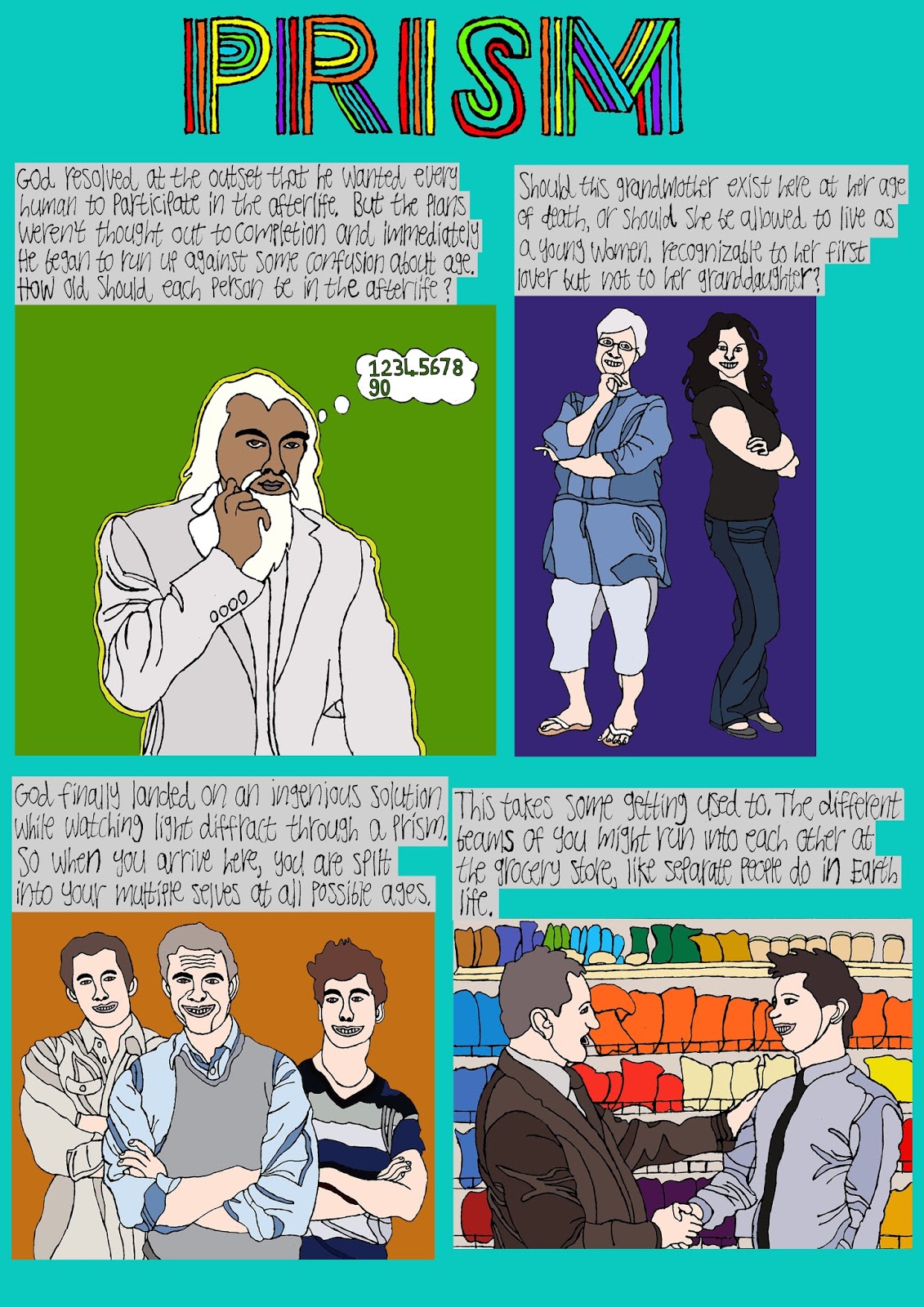 Luke Knowles illustrations : FMP Prism: comic strip