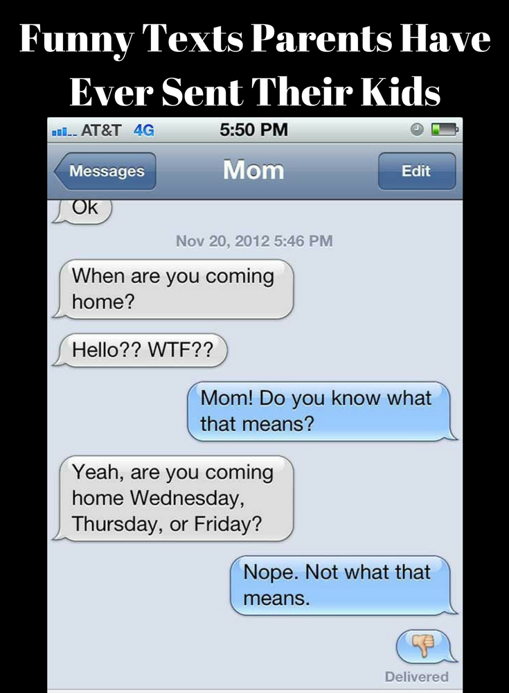 Funny Texts Parents Have Ever Sent Their Kids | Rosa For Life