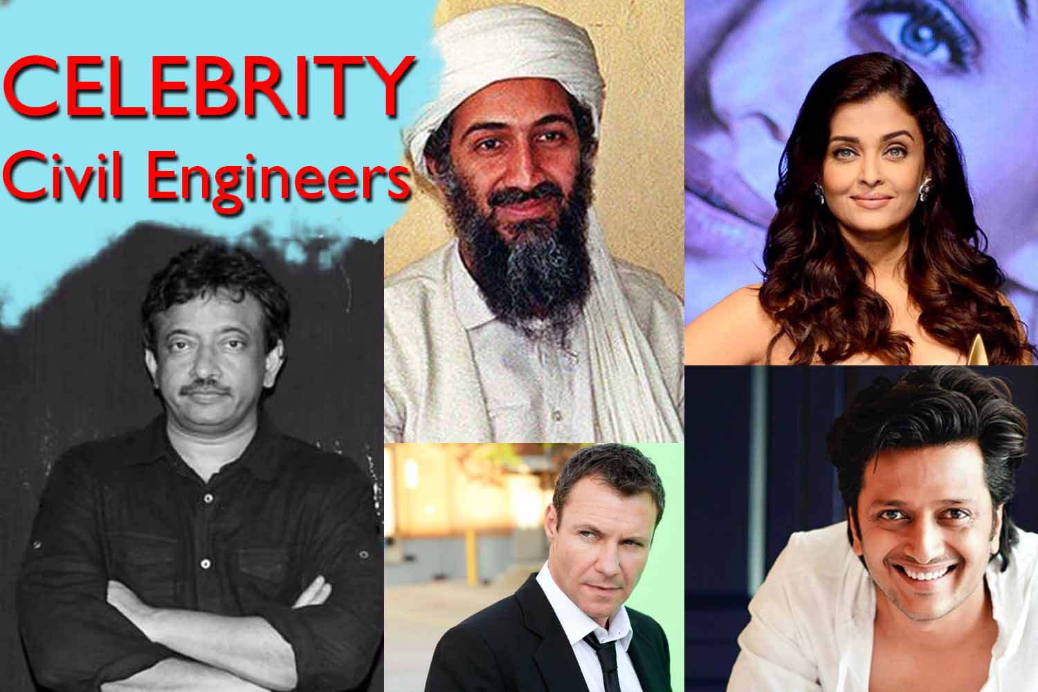 5 famous celebrities who are Civil Engineers ~ Civil Scholar