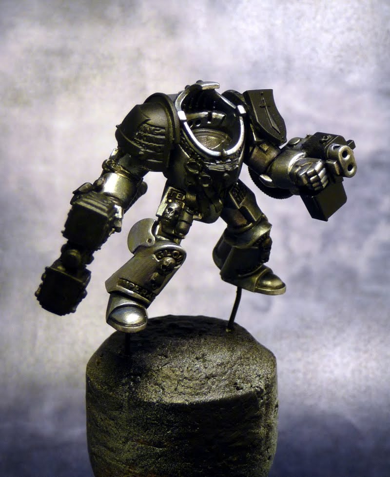 The Brush Brothers: Painting a Grey Knight Terminator - Silver Metallics