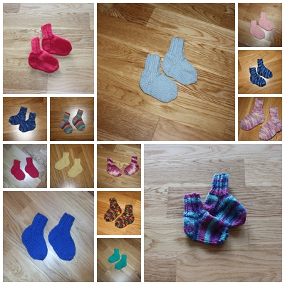Dagens gratisoppskrift: Babysokker | Strikkeoppskrift.com