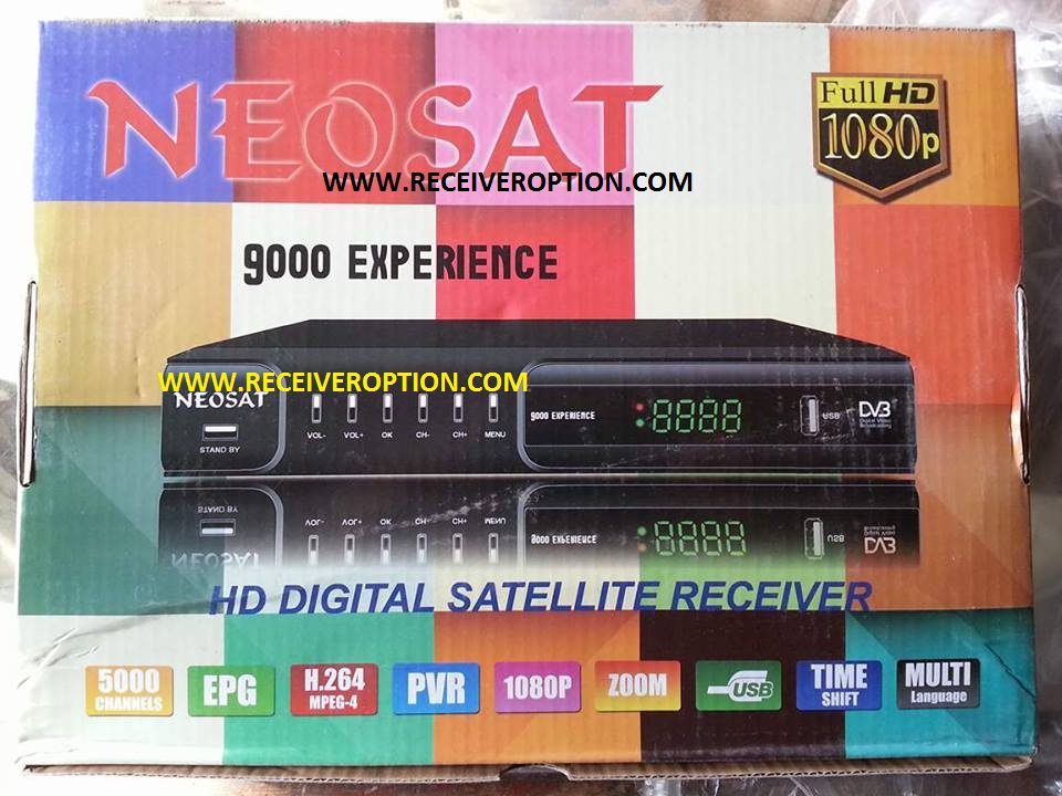 NEOSAT 9000 EXPERIENCE HD RECEIVER BISS KEY OPTION - How To Enter Biss ...