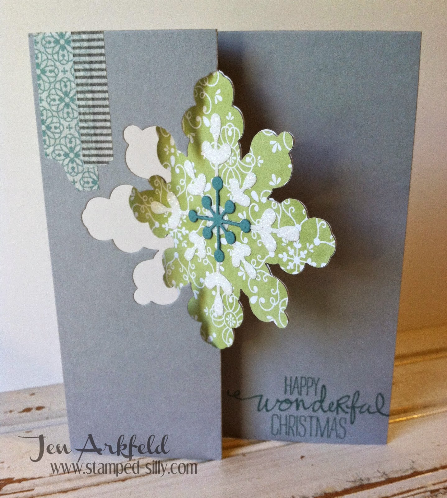Stamped Silly: Snowflake Card Thinlit - Stampin' Up!