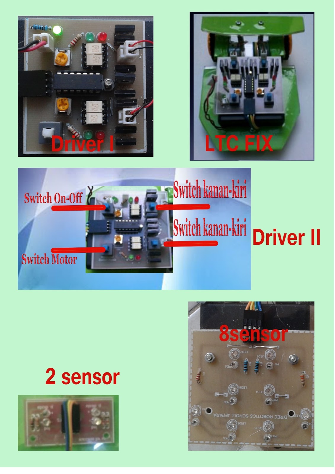 Lien Tracer Analog 8 Sensor dan 2 Sensor ~ Robot Line Tracer, Workshop ...