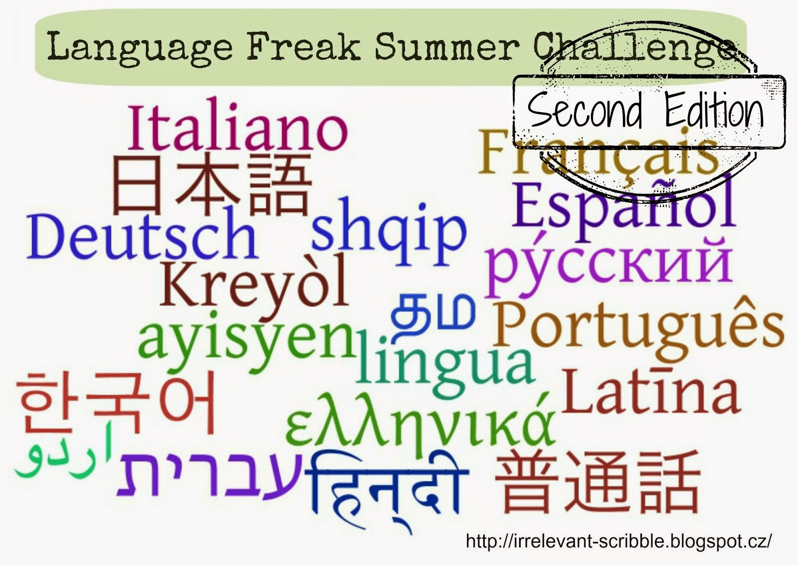 A Novel Challenge: Language Freak Summer Challenge