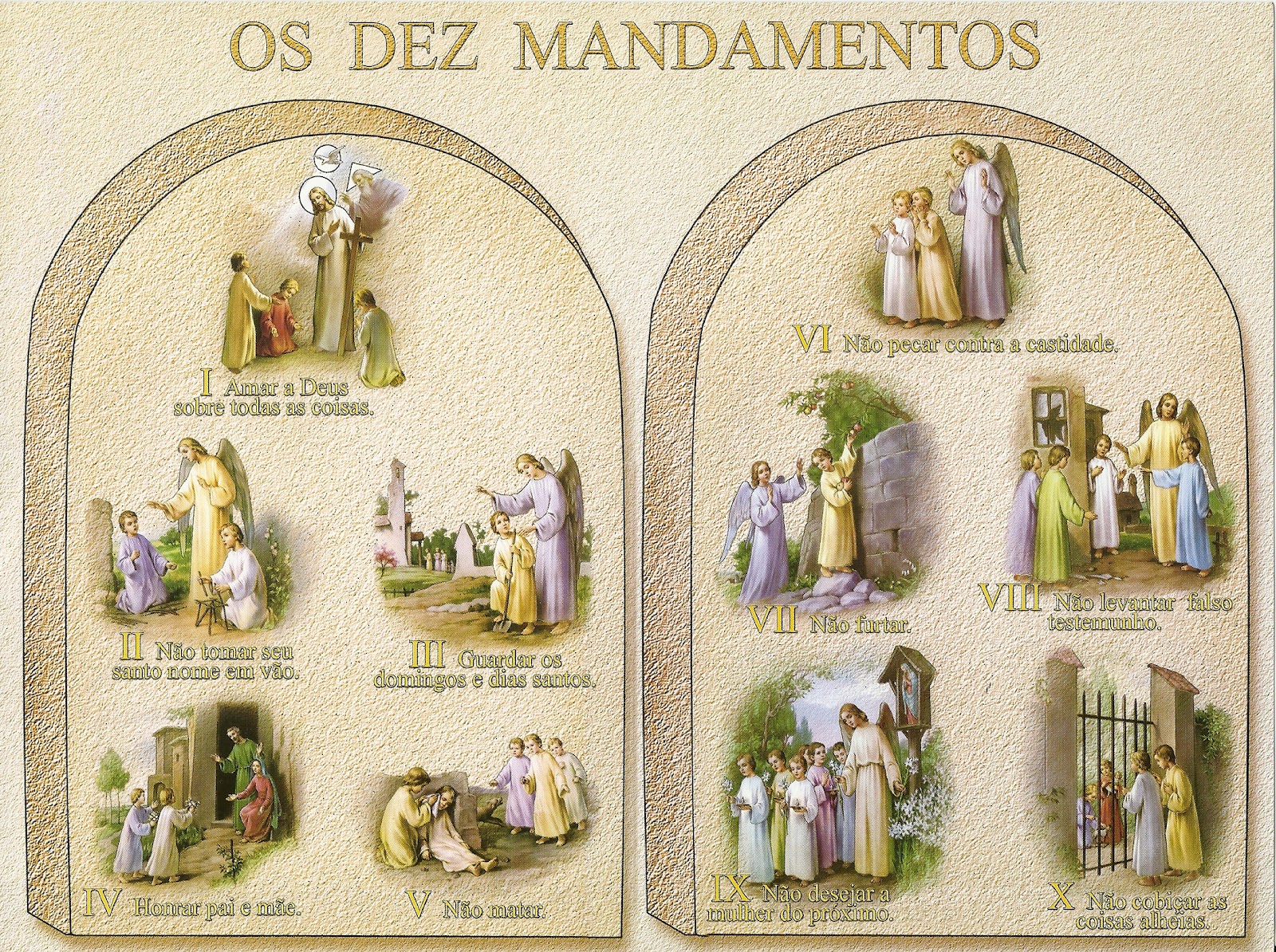 Catequese Infantil: Os Dez Mandamentos