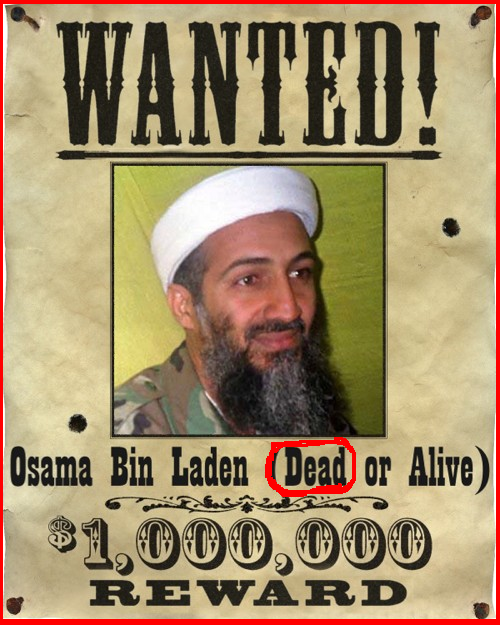 The Hollywood Gossip: osama bin laden wanted poster
