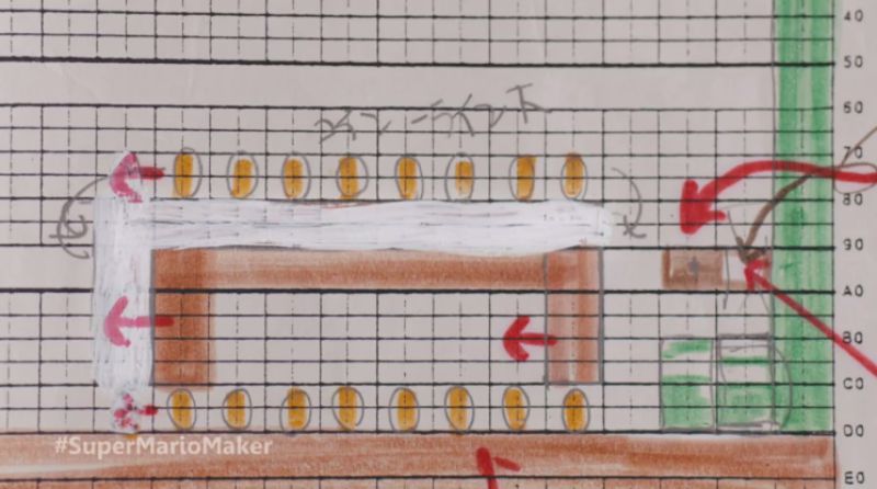 See Original Graph Paper Sketches That Became 'Super Mario Bros ...