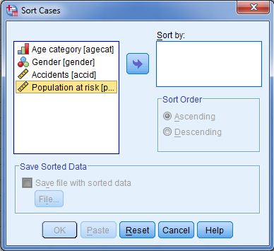 cara mengurutkan data di SPSS