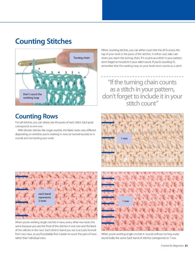 Crochet for beginner magazine | knitting and crochet