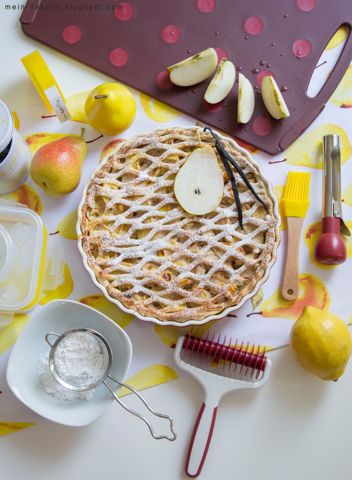 mein-daheim: #YUM | Birnen Apfel Pie - in Kooperation mit Tchibo