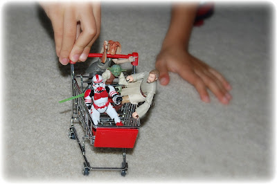 Temporary Waffle: Cutest Mini Shopping Cart for Decor or Play!