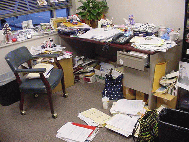 Wisdom of Life.: Messy desk & cluttered mind