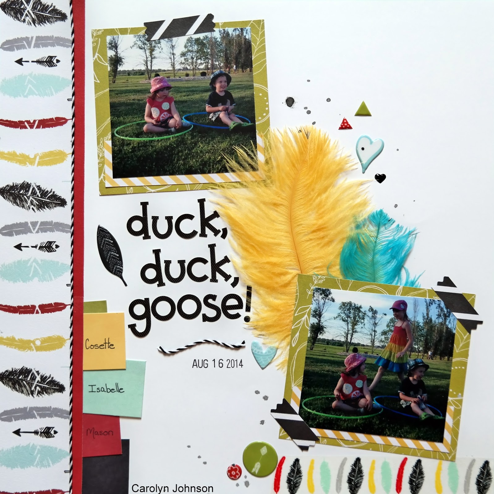 Ramblings of a Winnipeg Mommy: Duck, Duck, Goose Layout